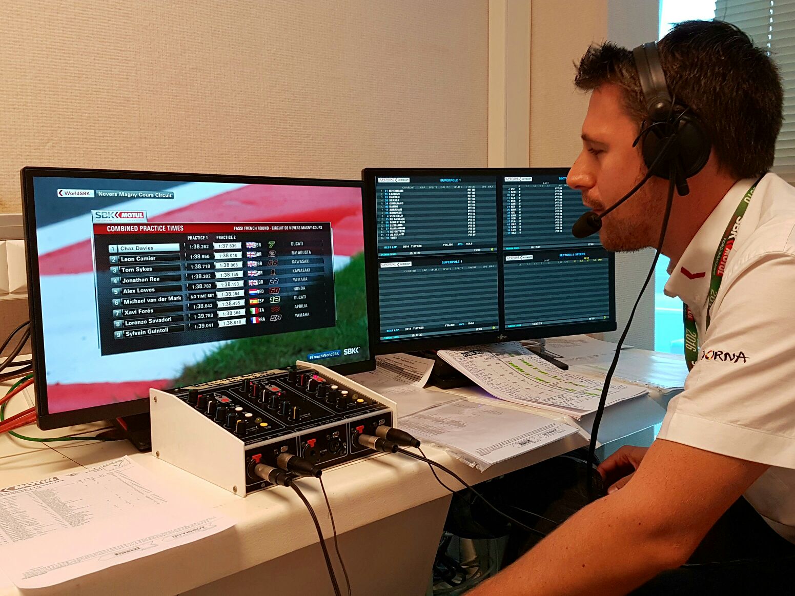 Greg Haines – Commentator & Presenter – Stand by for drama!