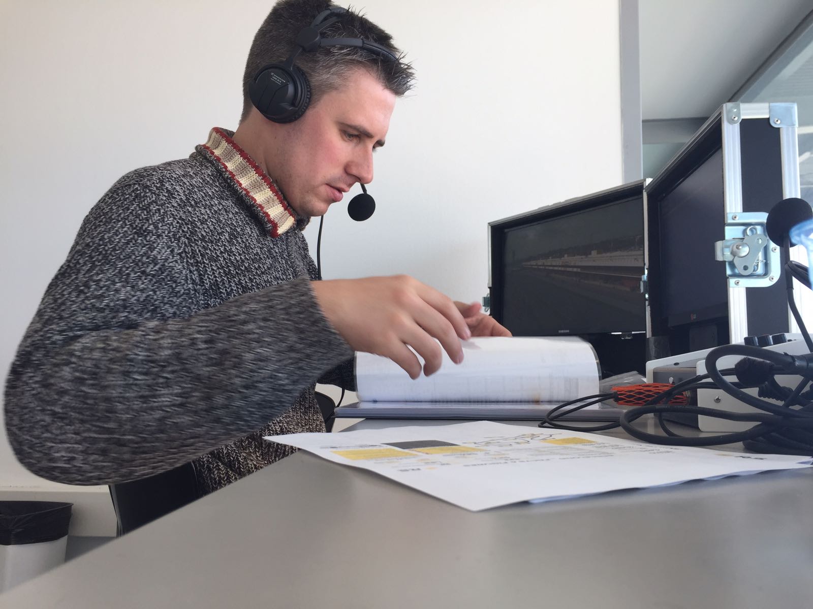 Greg Haines – Commentator & Presenter – Stand by for drama!