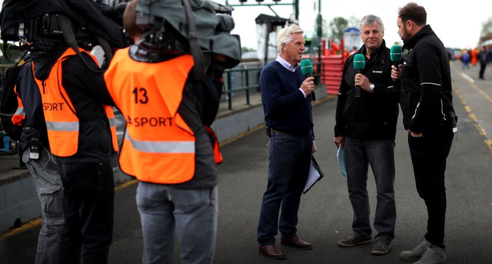 Steve Rider reminisces with Greg – Greg Haines – Commentator & Presenter